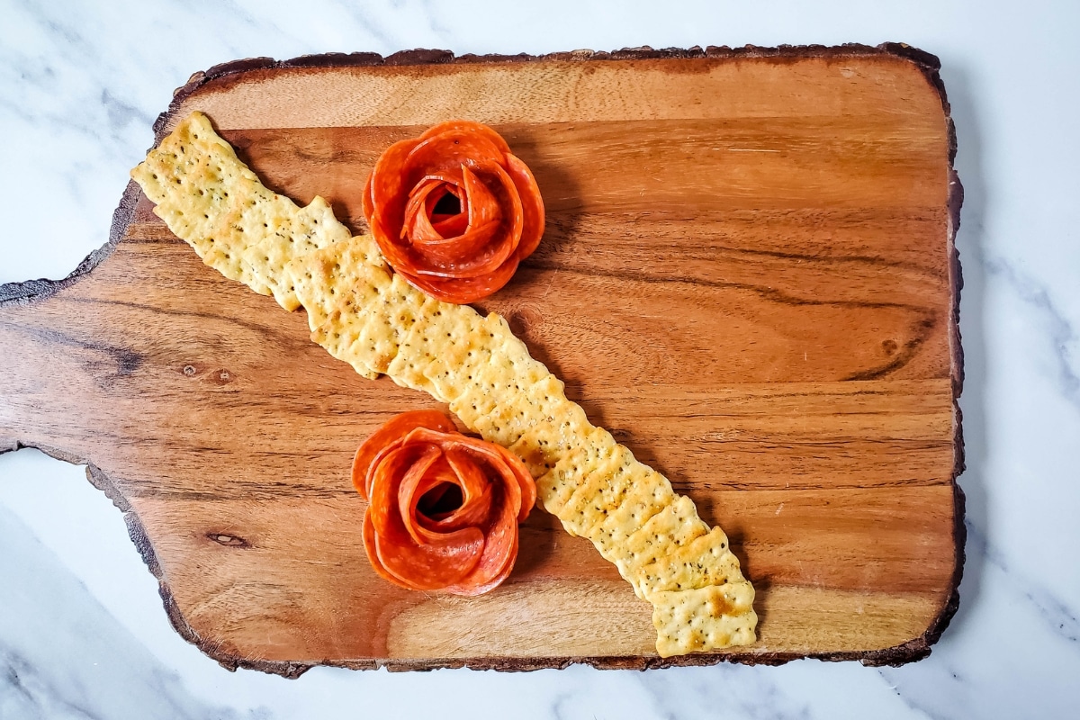 How To Make Meat Roses For Charcuterie Board