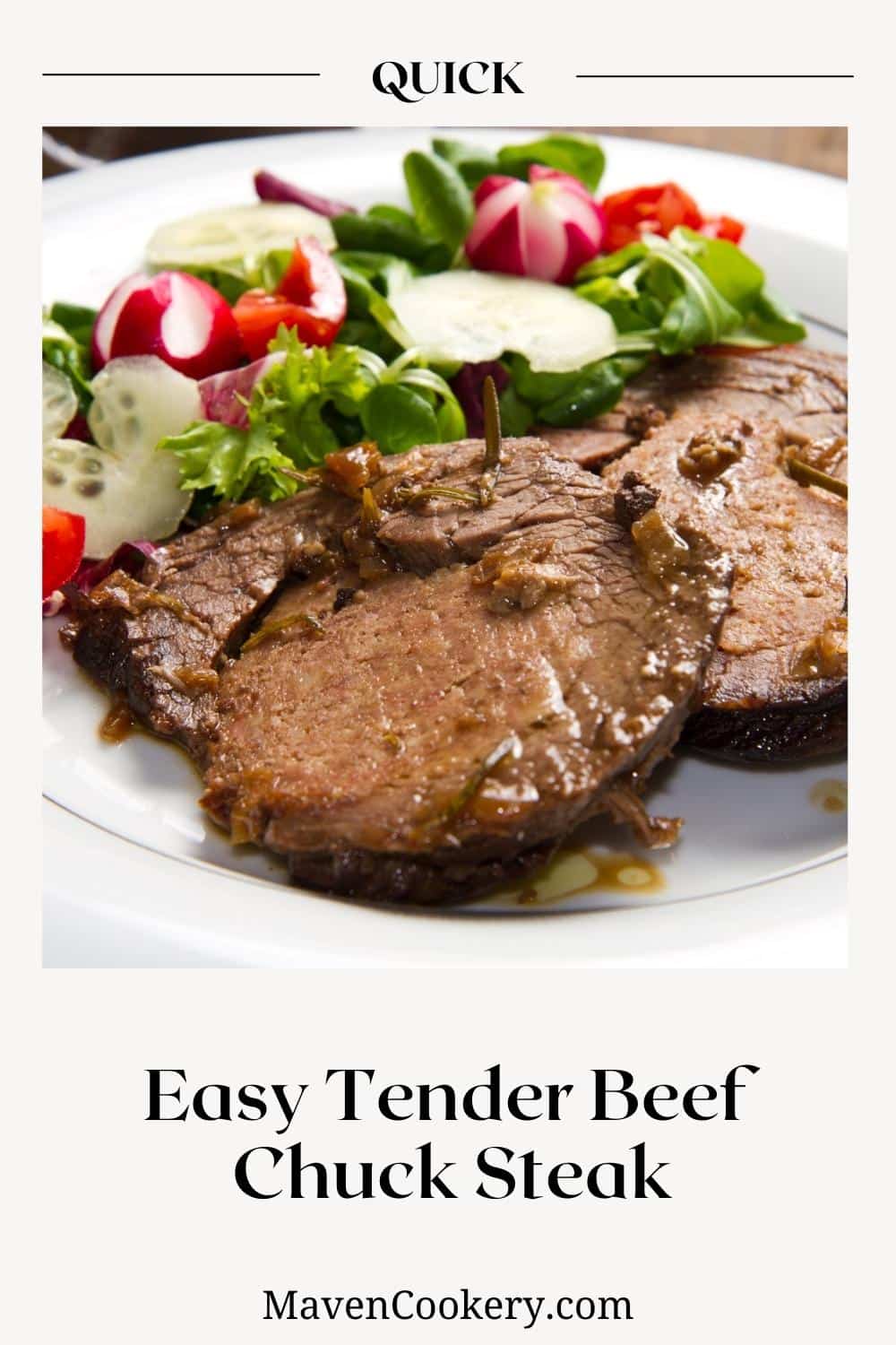 Tender Beef Chuck Steak Recipe