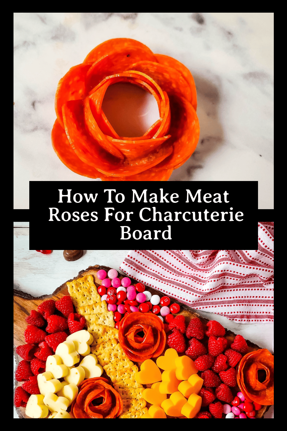 How To Make Meat Roses For Charcuterie Board